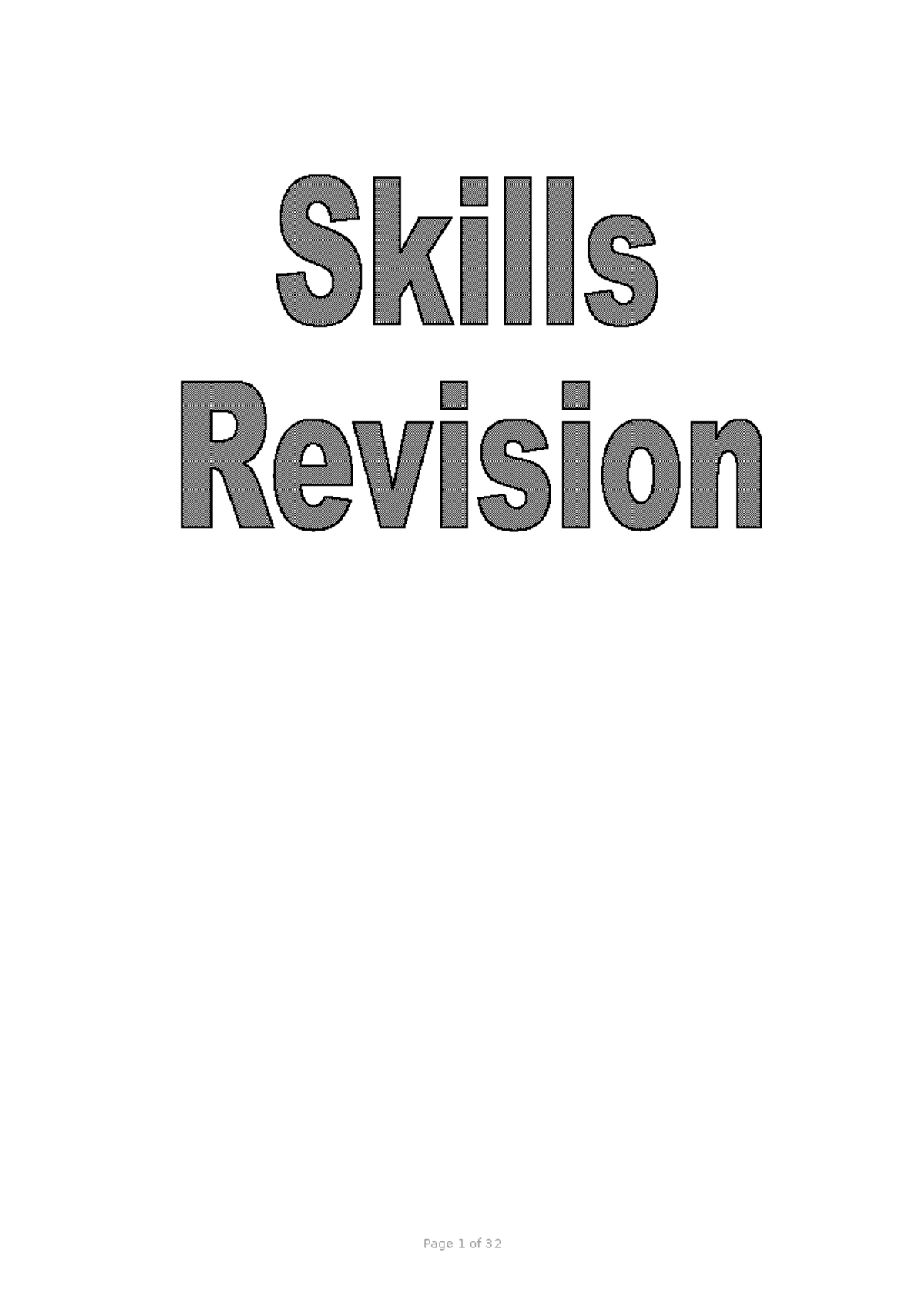 Year 10 Geography Skills Revision: Maps and Mapwork Guide - Studocu