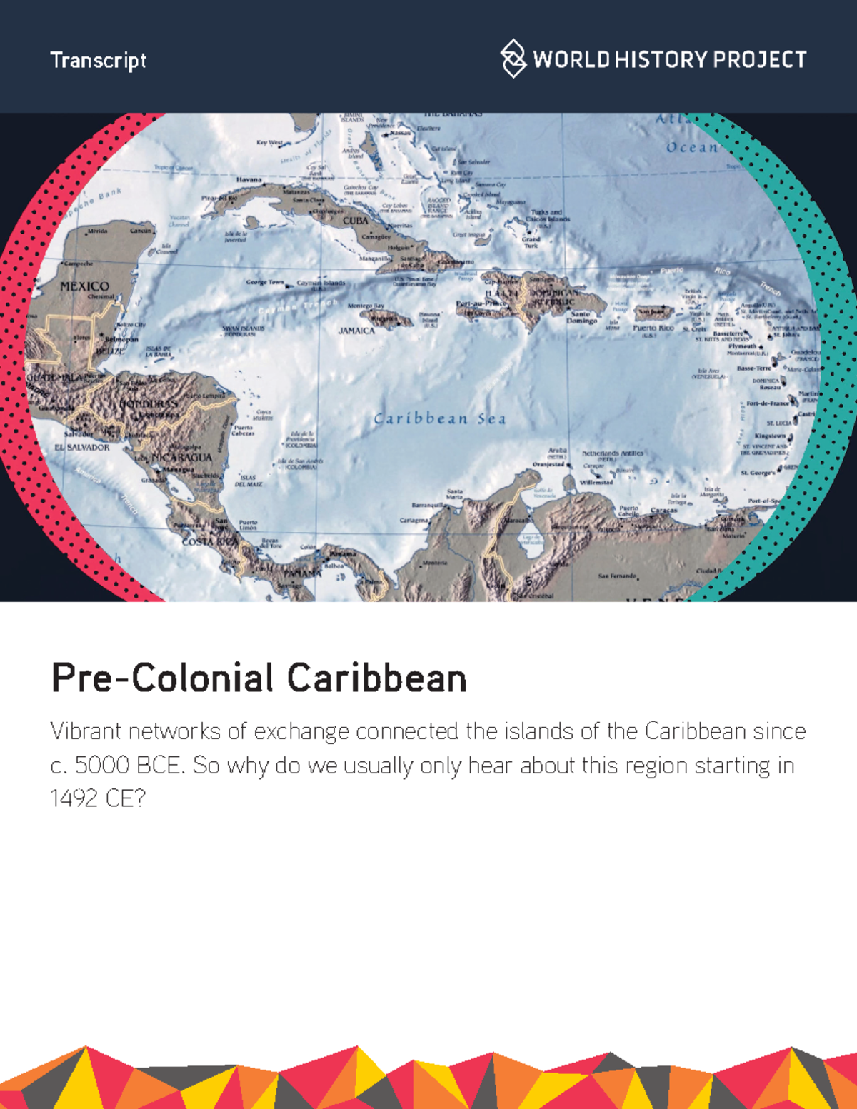 Pre-Colonial Caribbean (Chapter Study) - Networks of Exchange Before ...