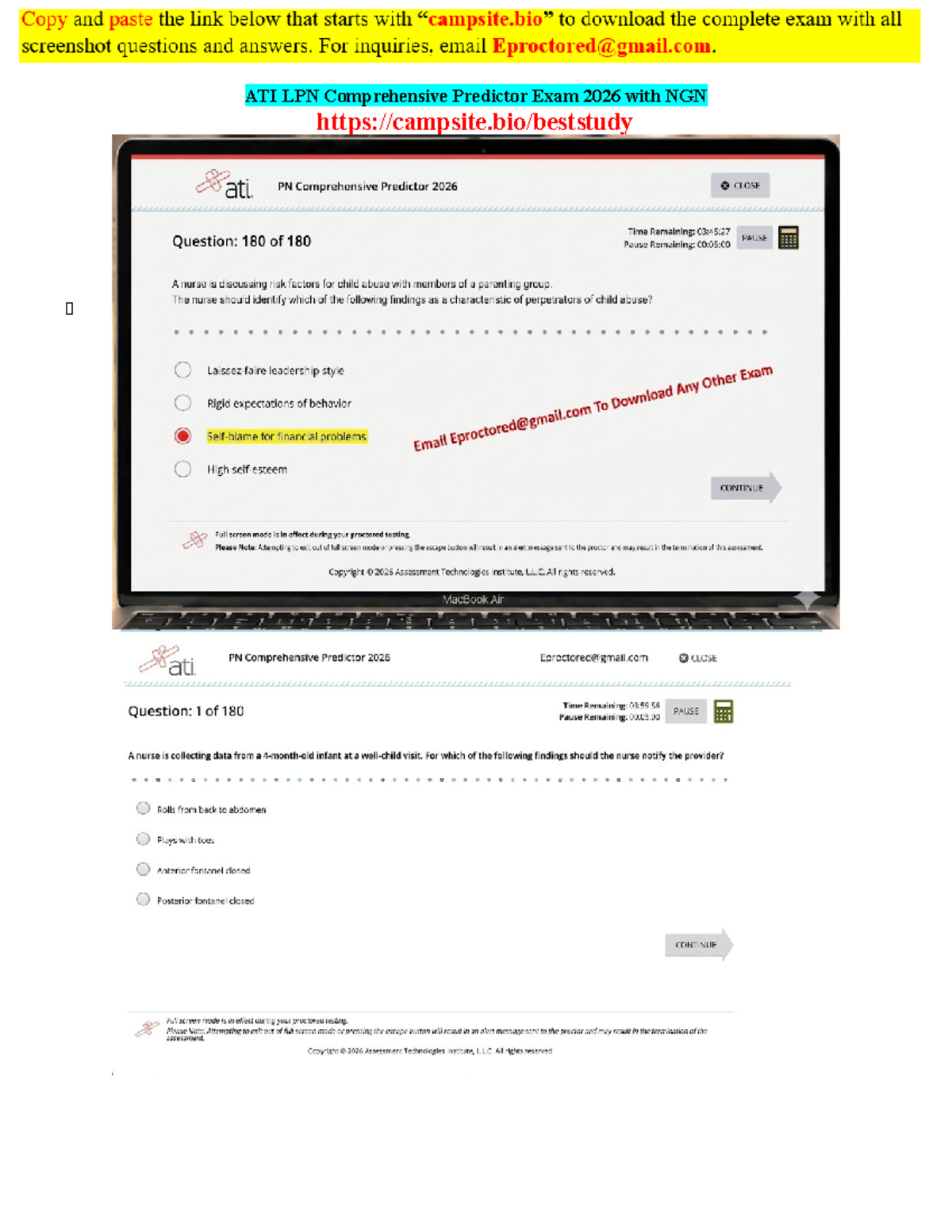 Latest ATI PN Comprehensive Predictor Exit Exam Retake 2026 with NGN ...