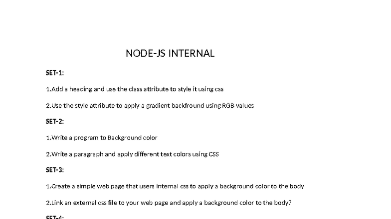 Web Development Basics: CSS Techniques and Practices (CSM-A) - Studocu