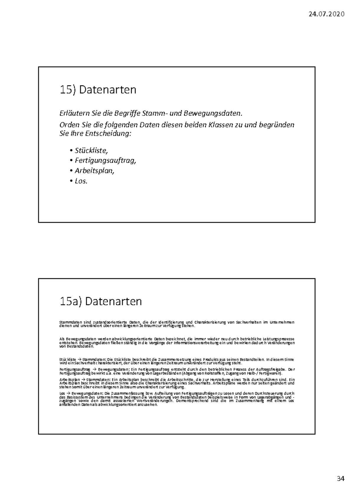 Aufgabentypen Klausur– Betriebliche Informationssysteme Teil 3 - ϯκ ϭρ ...