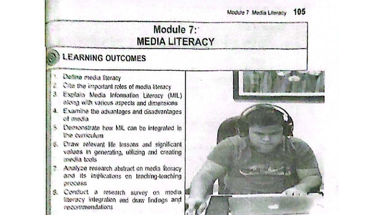 Module 7: Media Literacy (Uirsey 105) - Learning Outcomes and ...