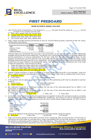 REO Estate Tax Concept Notes - REO CPA Review REX B. BANGGAWAN, CPA MBA ...