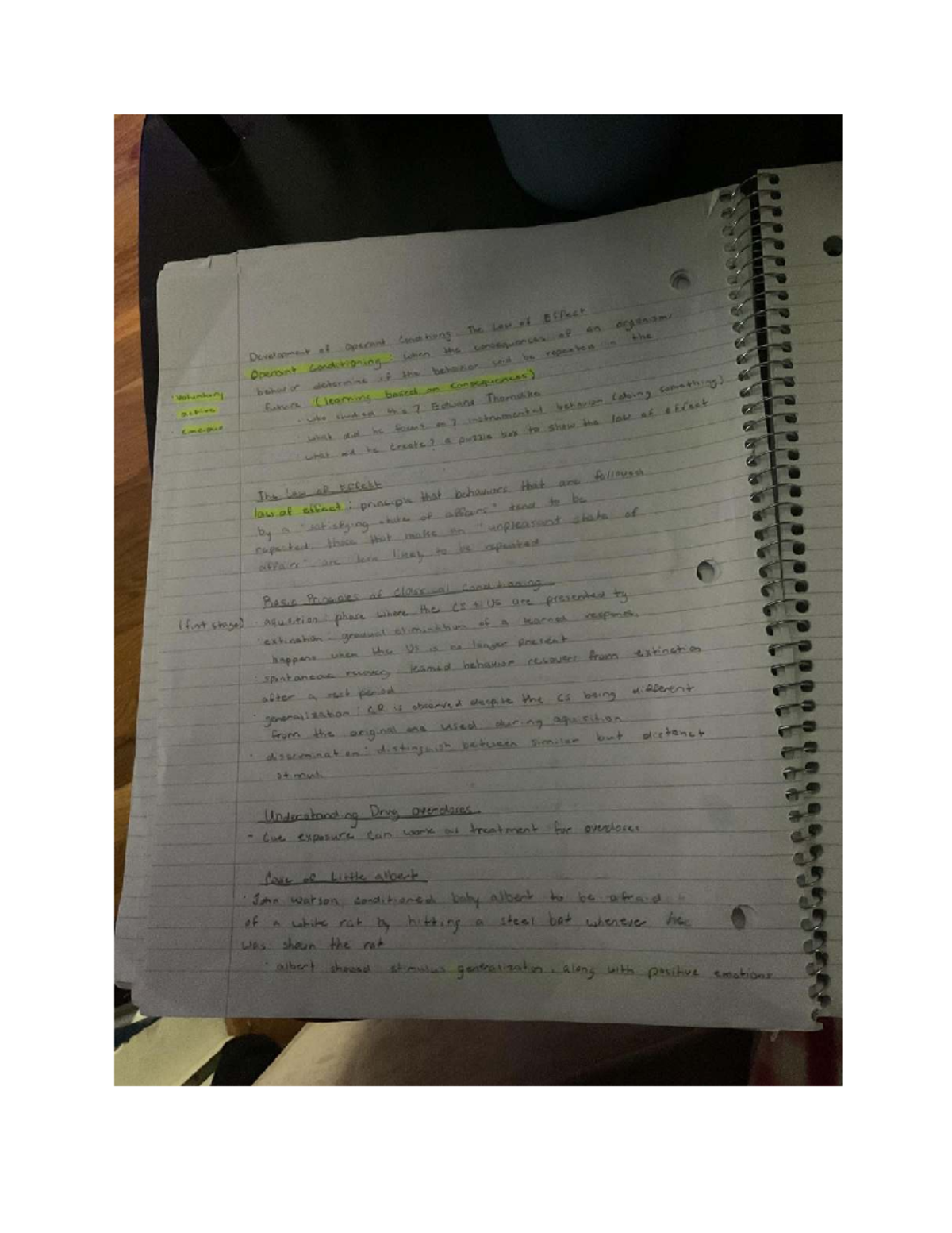 Learning Module Notes: Comprehensive Overview of Operant Conditioning ...