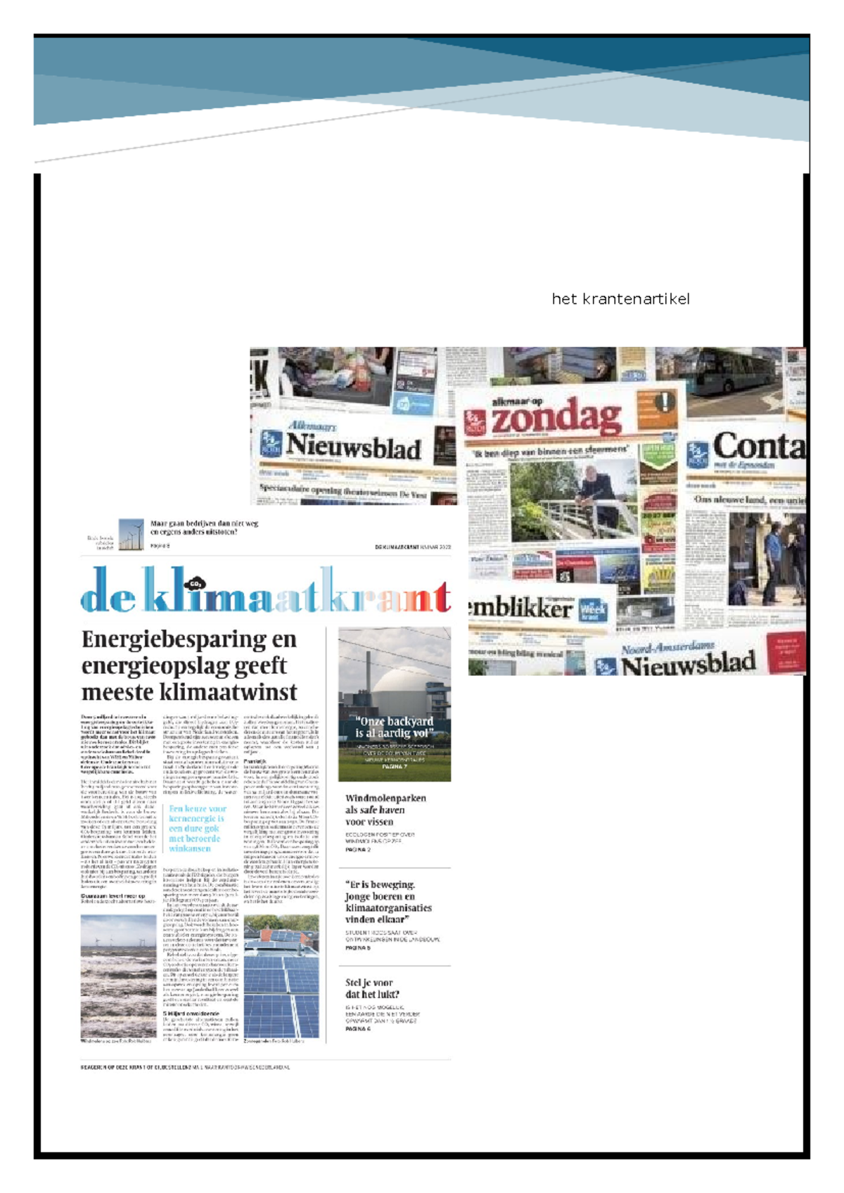 Het Krantenartikel Over Bevolkingsgroei en Vulkanen VWO 4 - Studeersnel