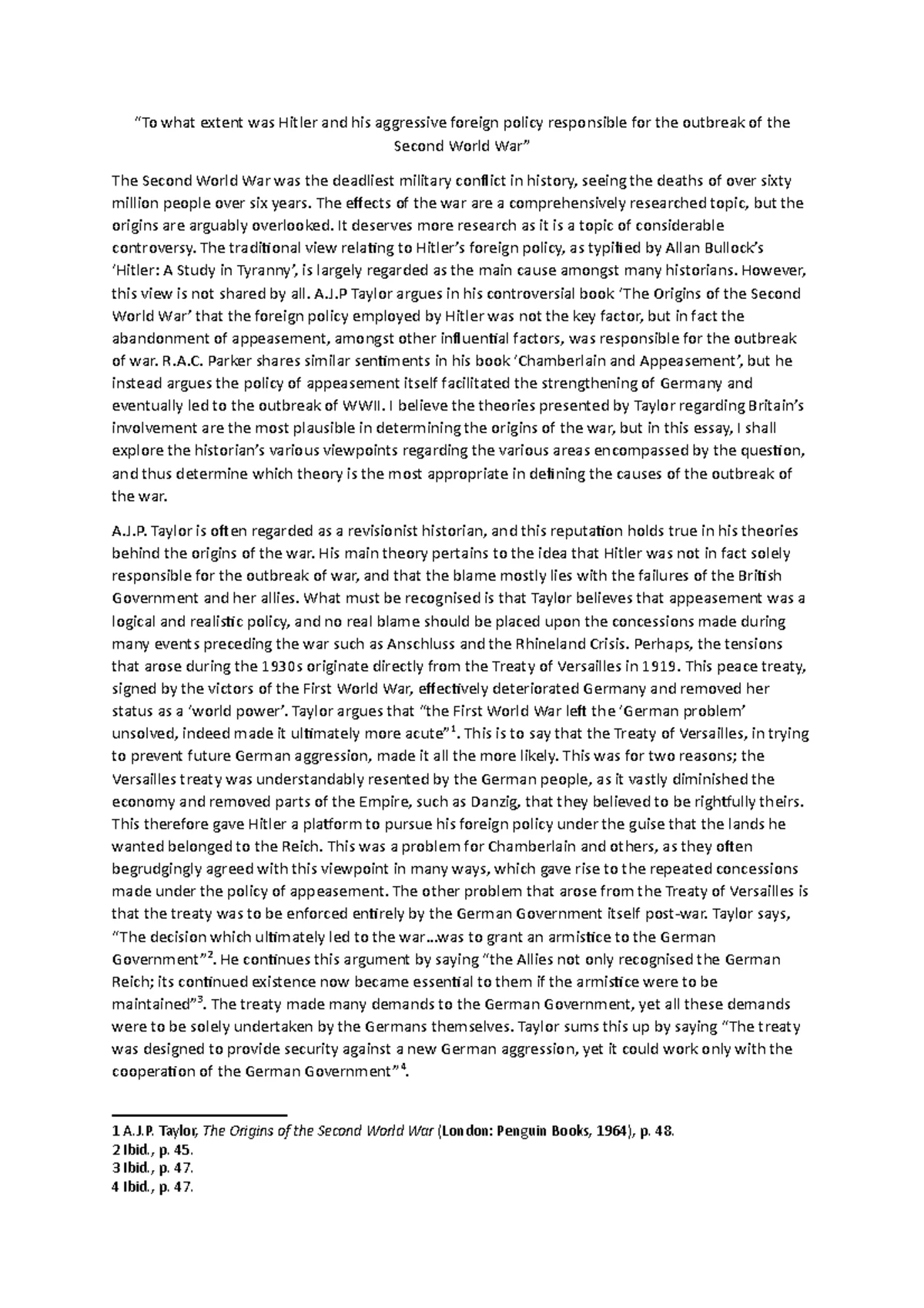 NEA Final Draft - Civil Rights Coursework on the impact of presidents ...