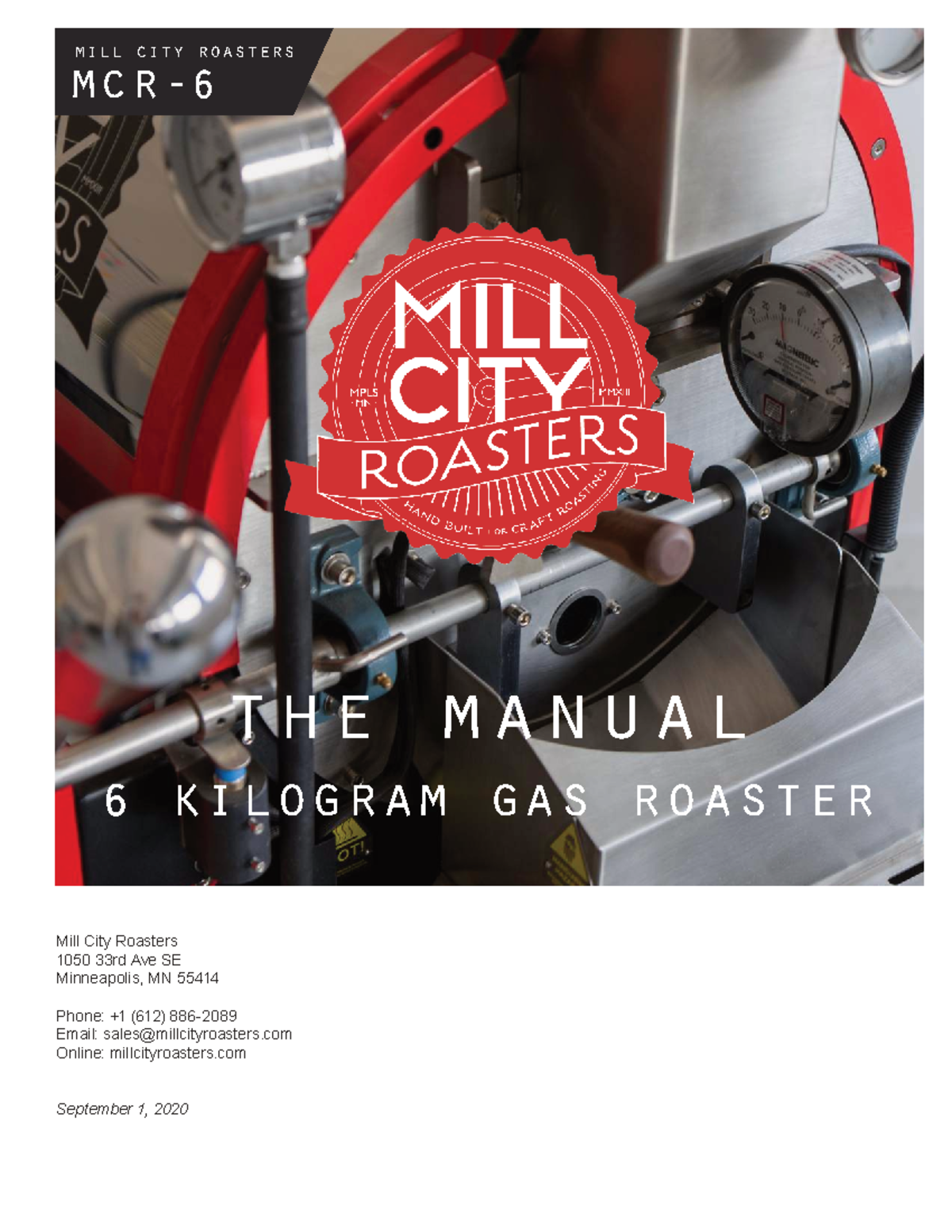 MCR 6KG Gas Roaster Manual: Essential Operating Instructions - Studocu