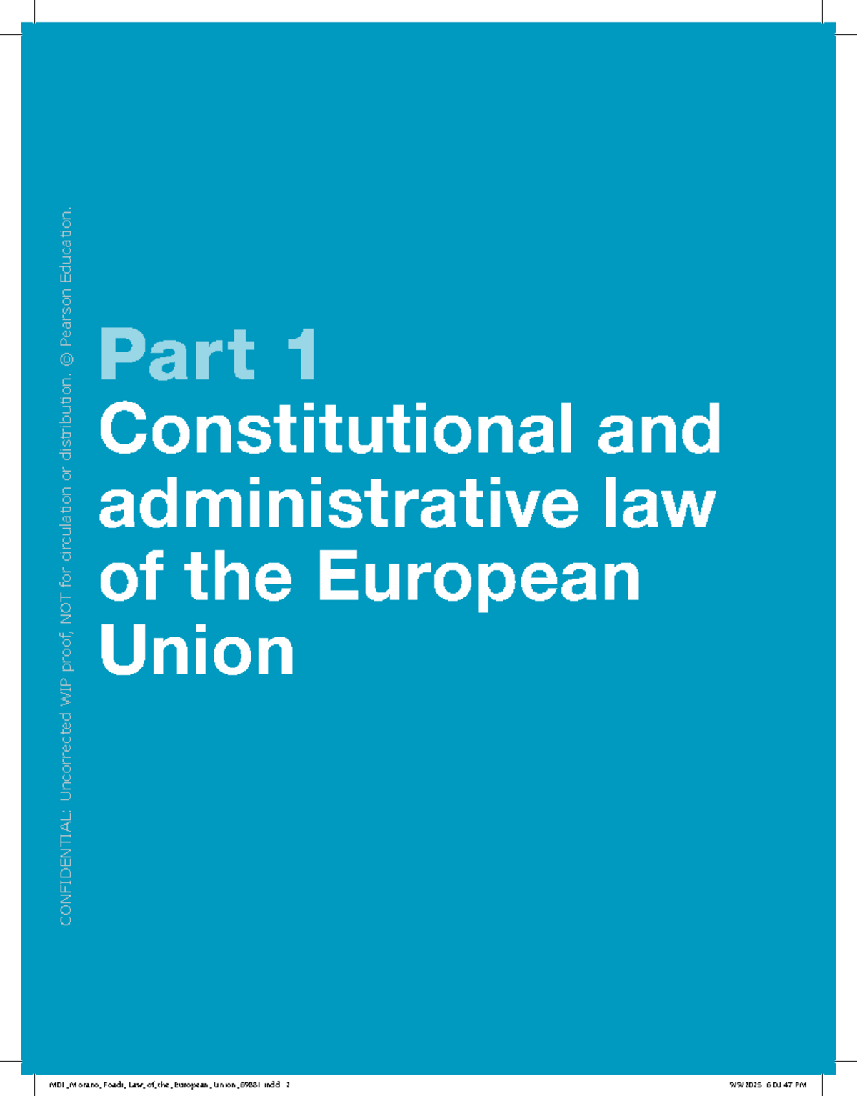 M01: Constitutional and Administrative Law of the EU - Overview and Key ...