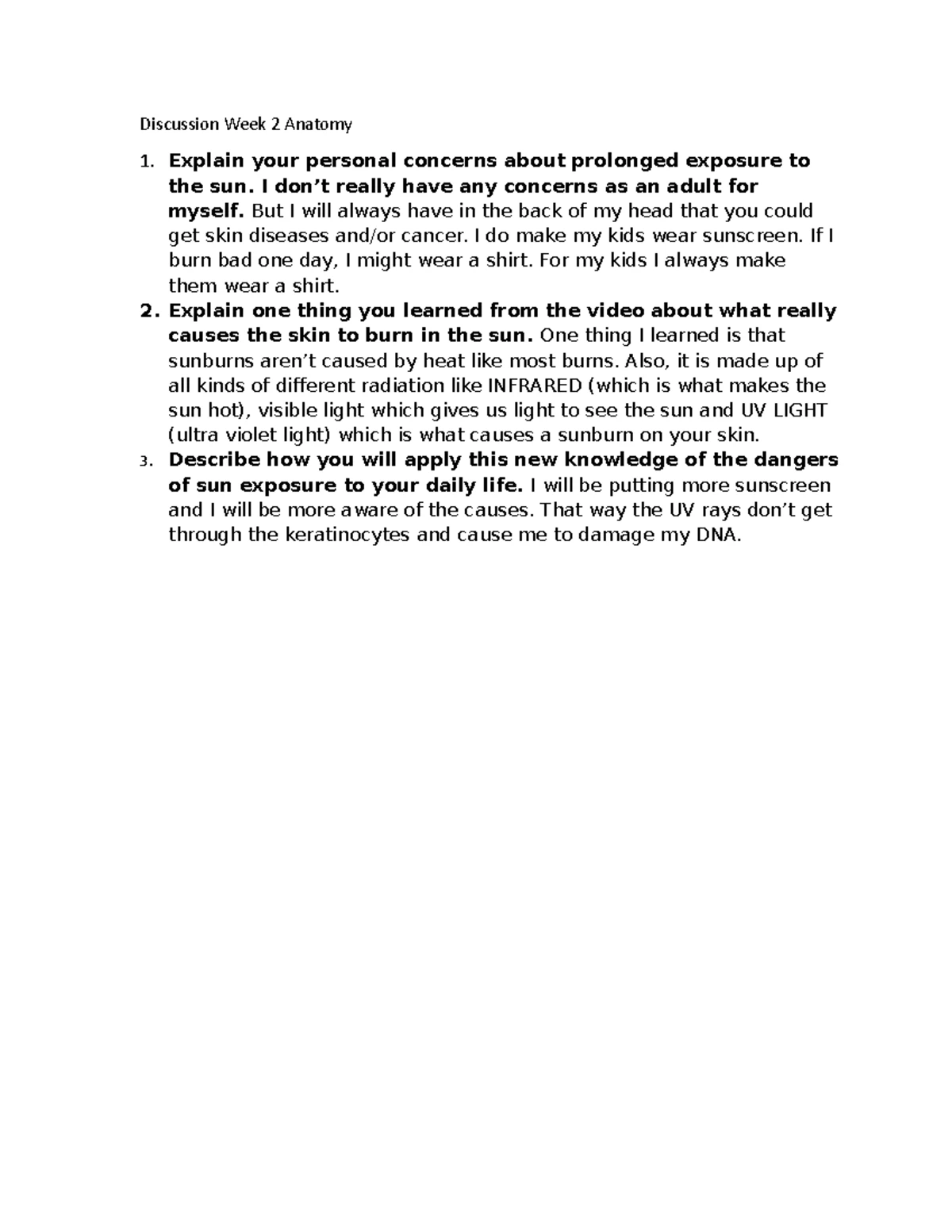 Week 2 discussion HU2000 - 1. Describe a problem or decision you might face in your personal or ...