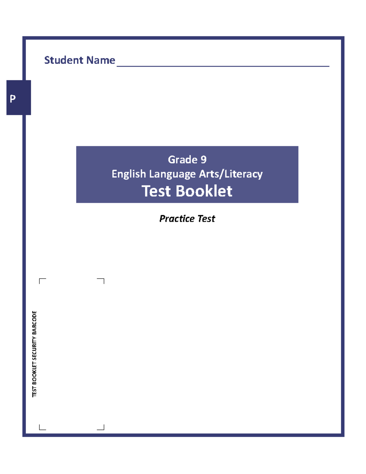 NJSLA Grade 9 Practice Test - Unit 1: Analyzing “Departure” & “Up the ...