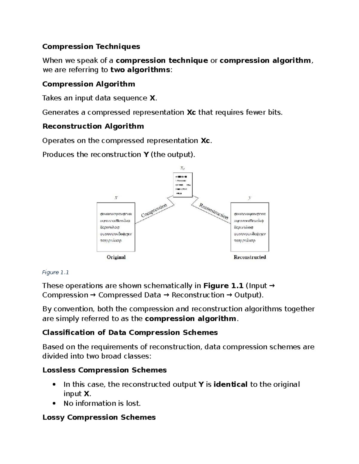 Lossless and Lossy Compression Techniques Explained - Studocu