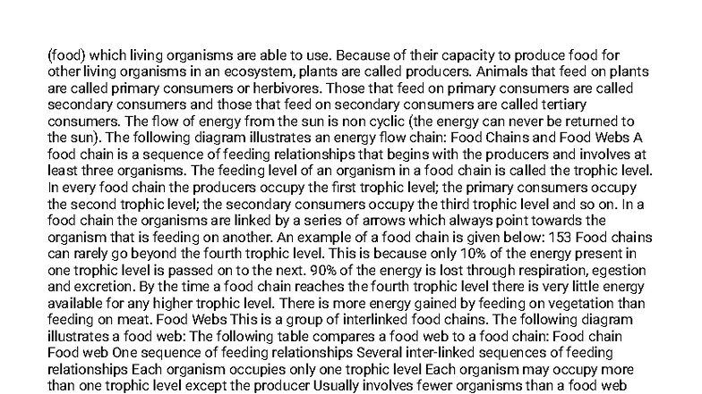Food Chains, Food Webs, and Nutrient Cycles in Ecosystems (BIO-55 ...