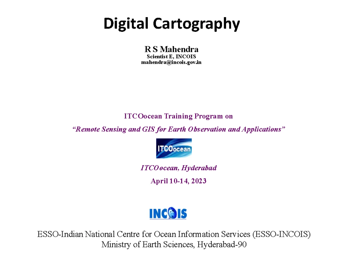 DIGITAL ELEVATION MODEL (DEM) IN GIS - Technical Report Notes - Studocu