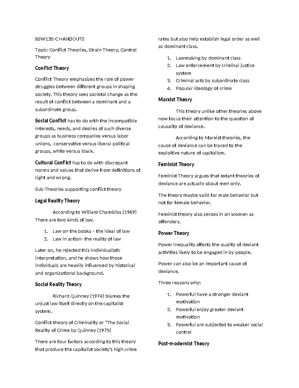 Conflict Theories & Strain Theory: Understanding Deviance in Society ...