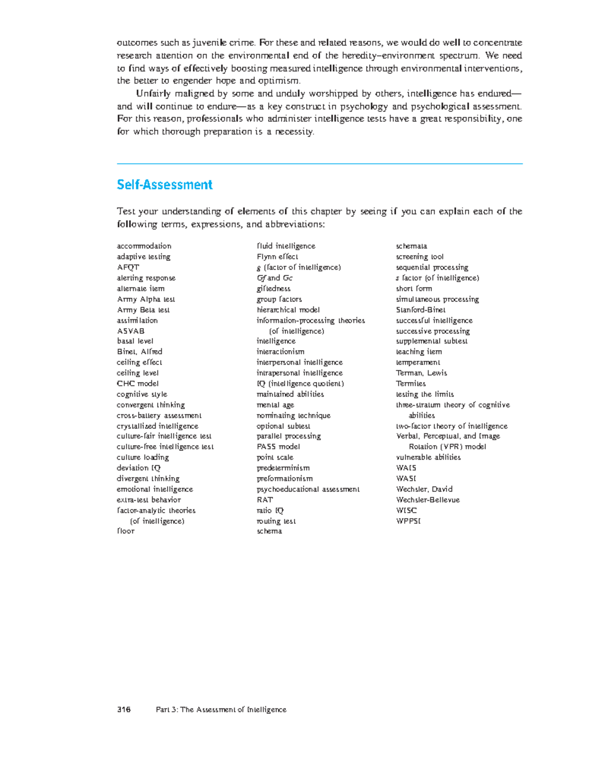 Final Exam PSY9: Key Terms in Intelligence & Personality Assessment ...