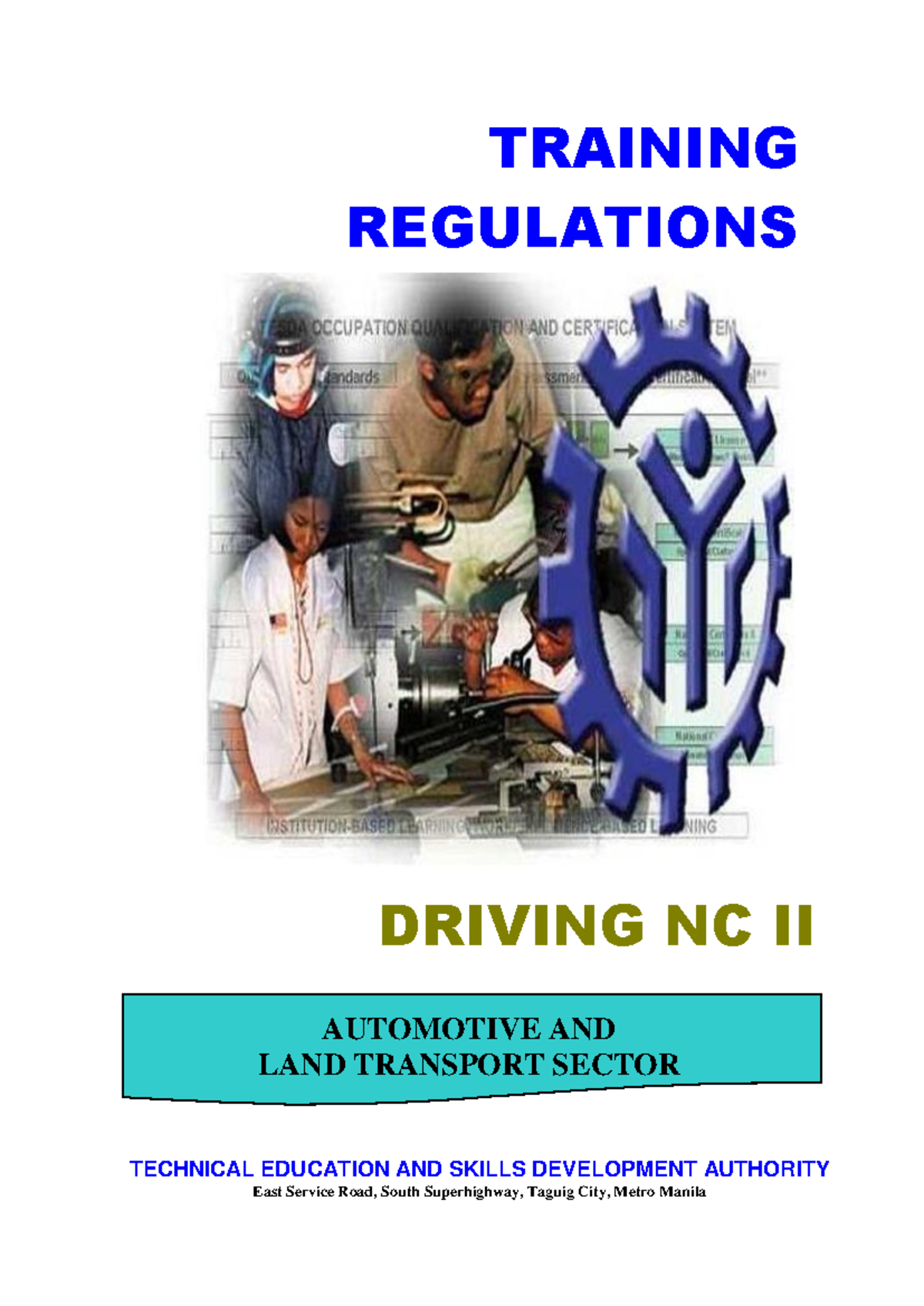 Driving NC II Training Regulations and Competency Standards Guide - Studocu