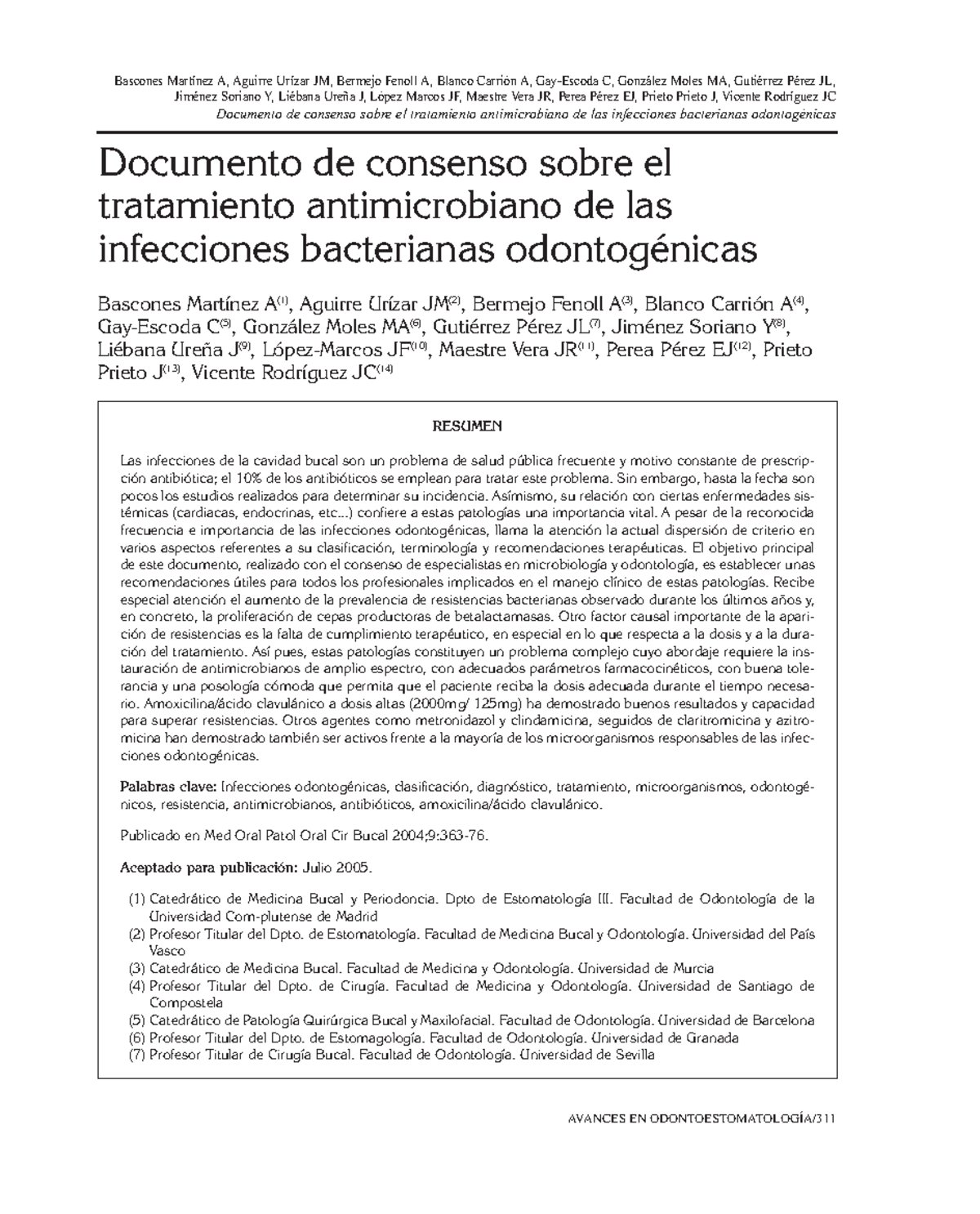 Documento de consenso sobre el tratamiento antimicrobiano de las infecciones bacterianas - Studocu