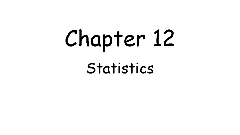 Chapter 12: Sampling Techniques & Misuses of Statistics Overview - Studocu