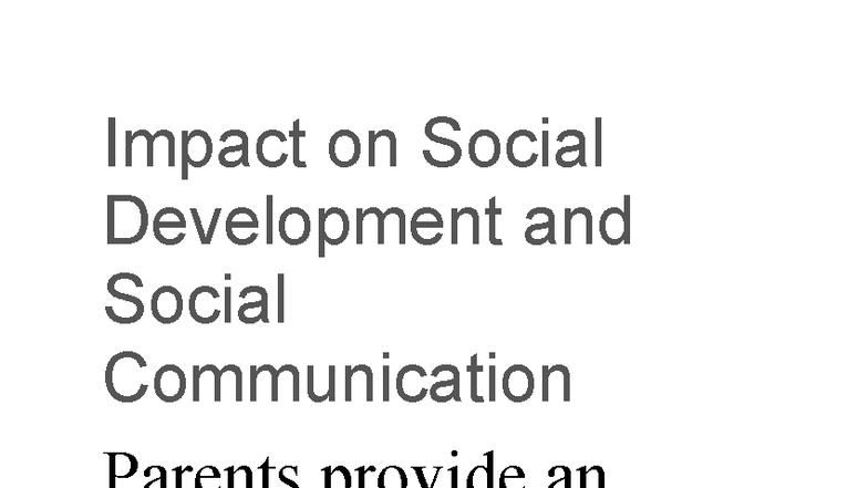 Parental divorce can cause impaired development - Impact on Social ...