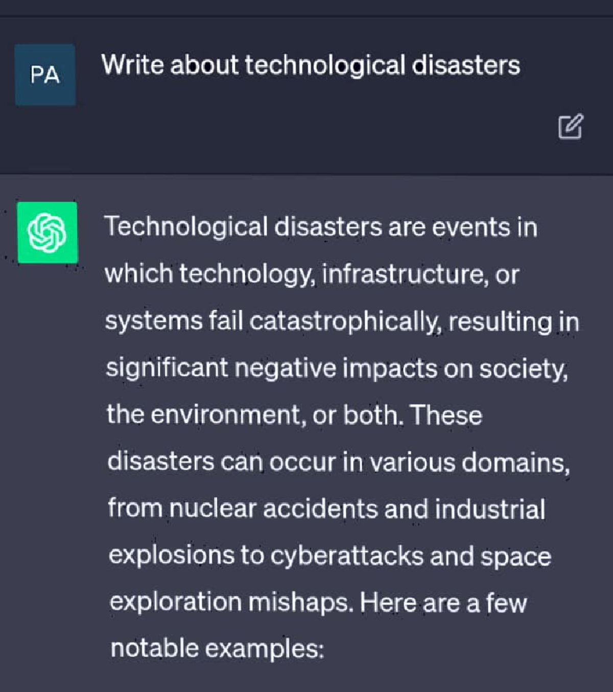 Tech Disasters - Assignment on Impact & Examples (Disaster Studies ...