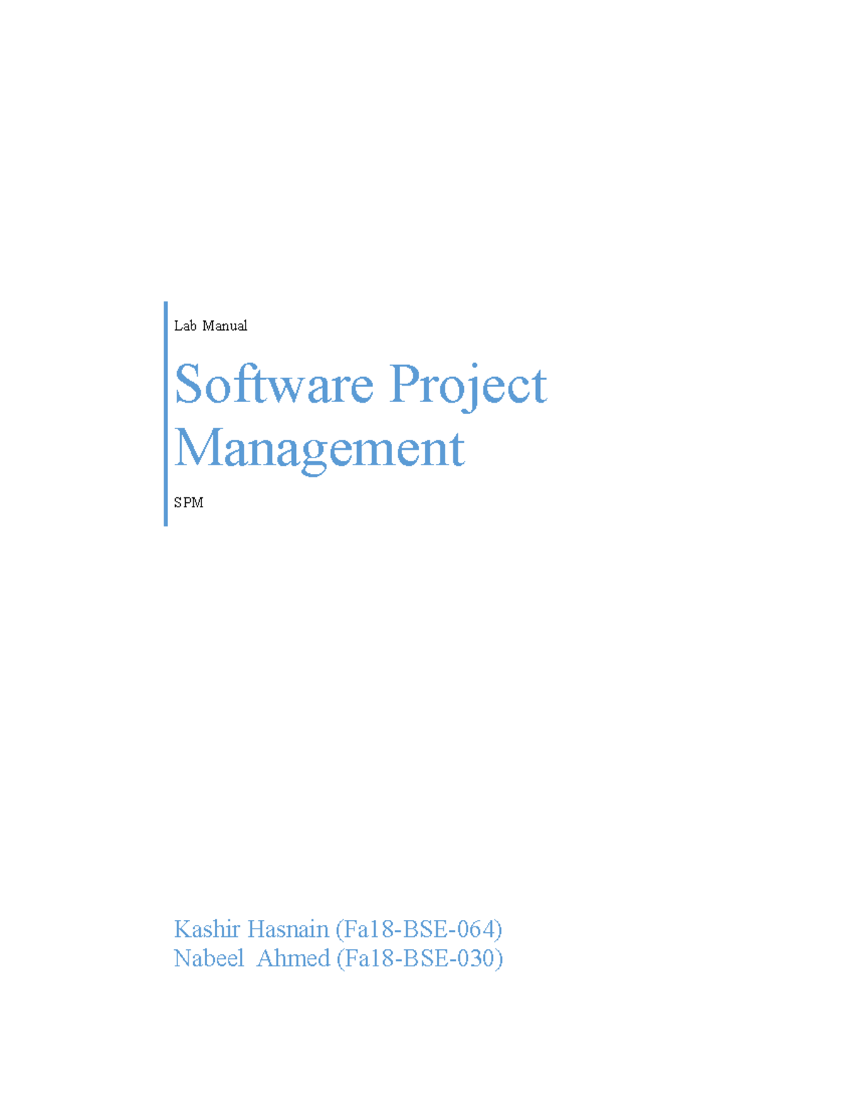 Lab manual SPM Project - Lab Manual Software Project Management SPM ...