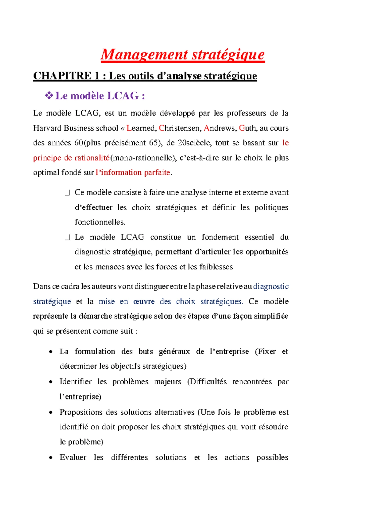Etude de Cas ZARA : Analyse Stratégique du Modèle Inditex - ESIG - Studocu