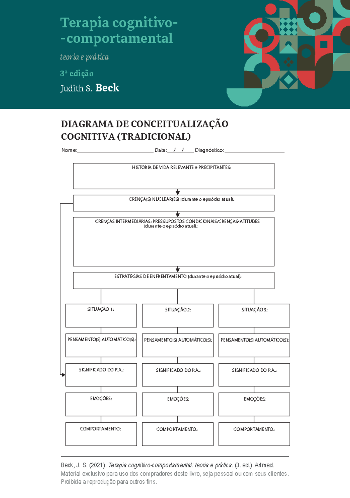 Diagrama de conceituação cognitiva - Terapia cognitivo-comportamental ...