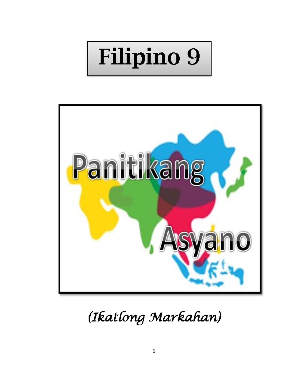 3RD MODULE: Filipino 9 - Epiko ng Rama at Sita at Kultura ng India ...