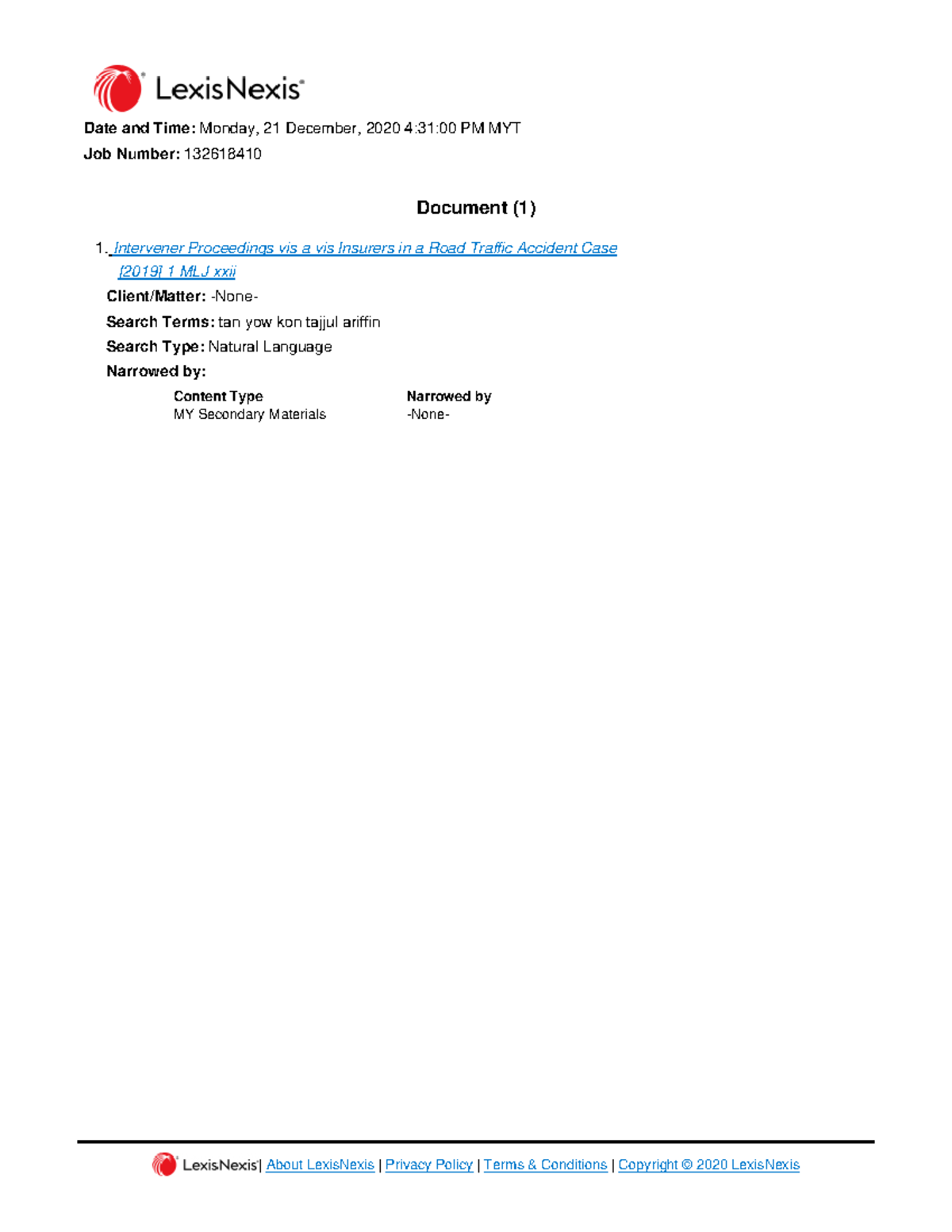 Intervener Proceedings and Insurer's Role in Road Traffic Cases [2019 ...