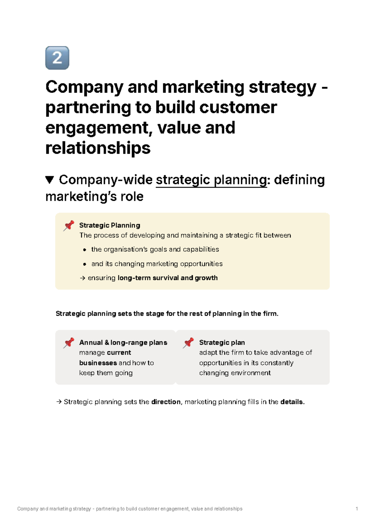 Strategic Planning and Marketing Strategies for Customer Engagement ...