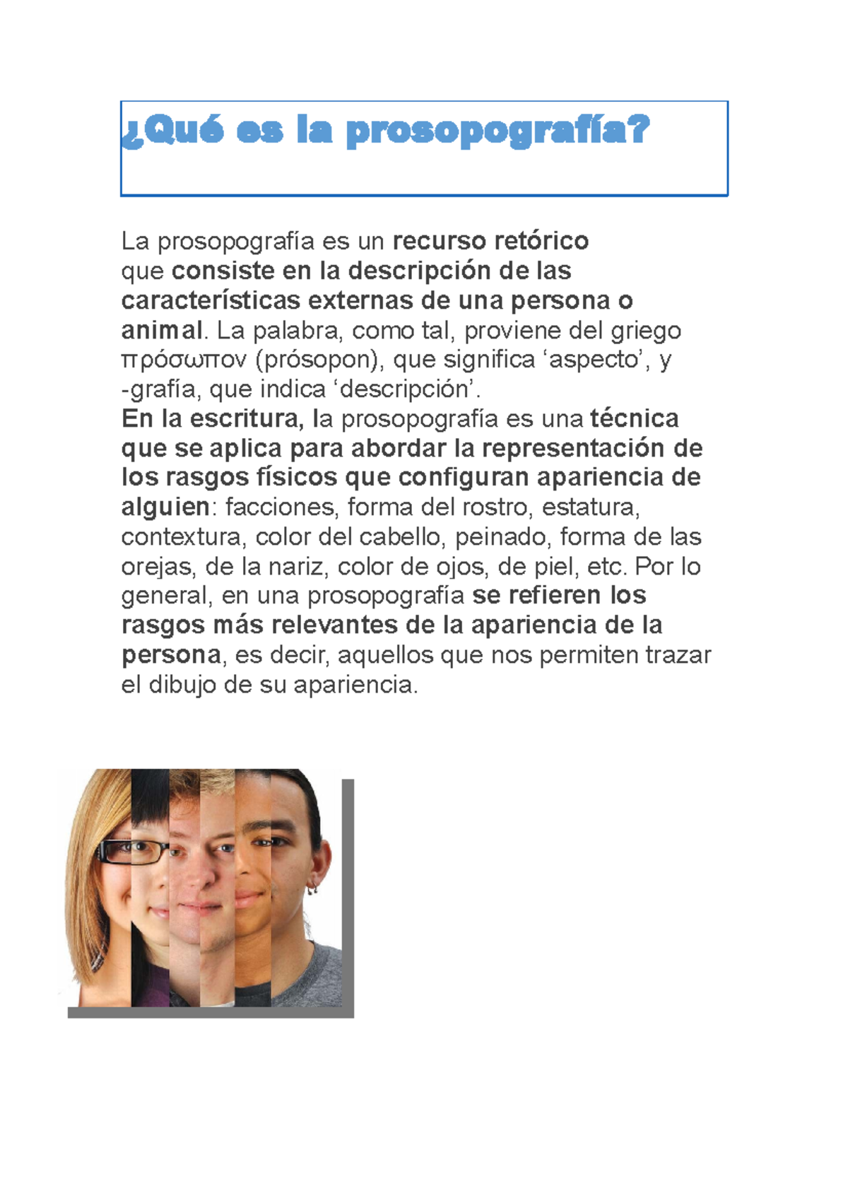 Qué es la prosopografía - ¿Qué es la prosopografía? La prosopografía es ...