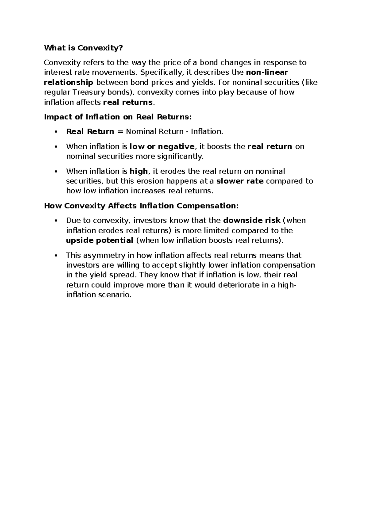 Understanding Convexity and Its Impact on Bond Prices and Inflation ...