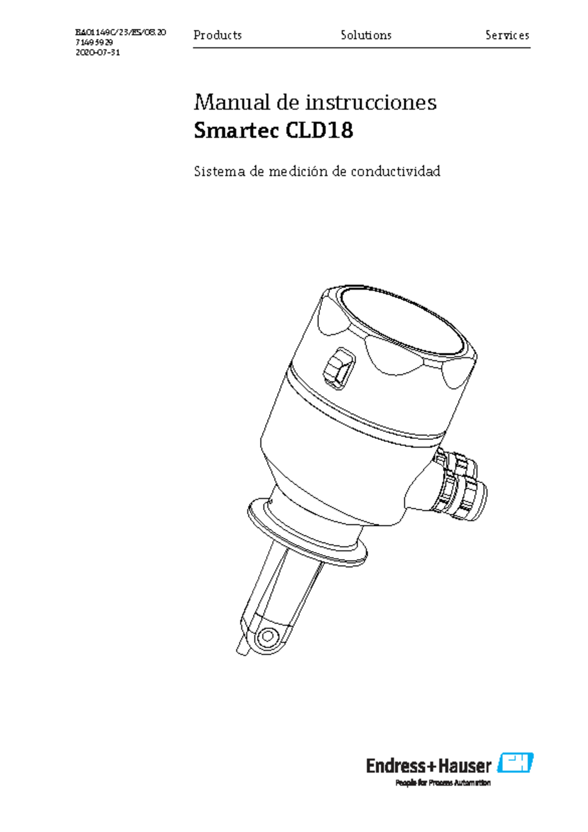 Manual de Instrucciones Smartec CLD18 - Sistema de Conductividad - Studocu