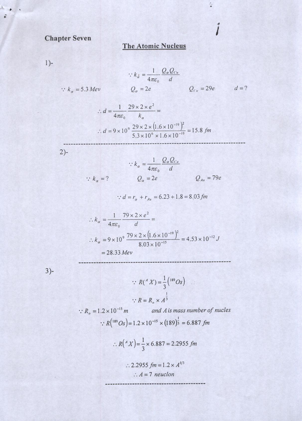 Chapter 7: Understanding the Atomic Nucleus in Physics - Studocu