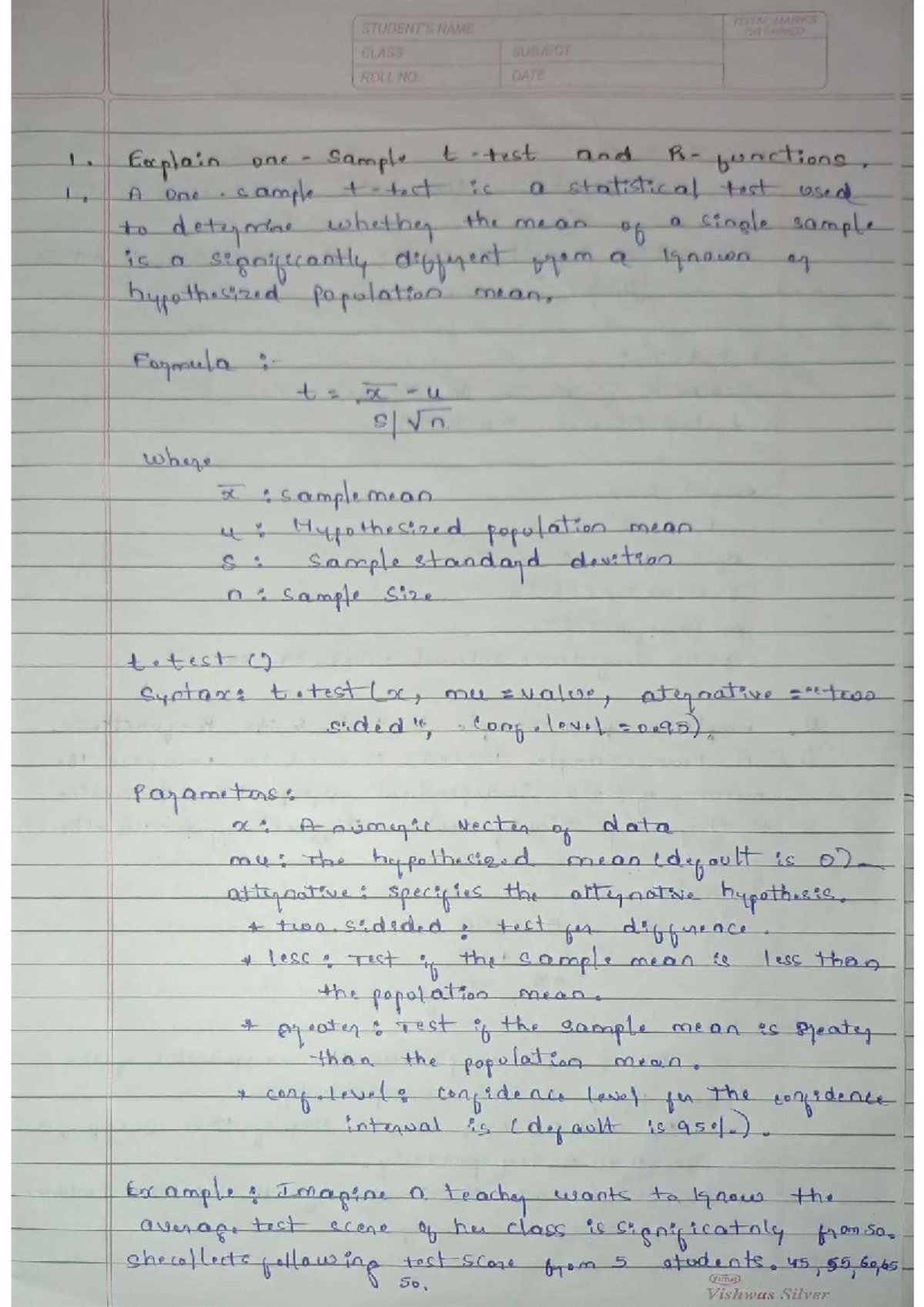 R - Assignment: Understanding One-Sample and Two-Sample T-Tests - Studocu