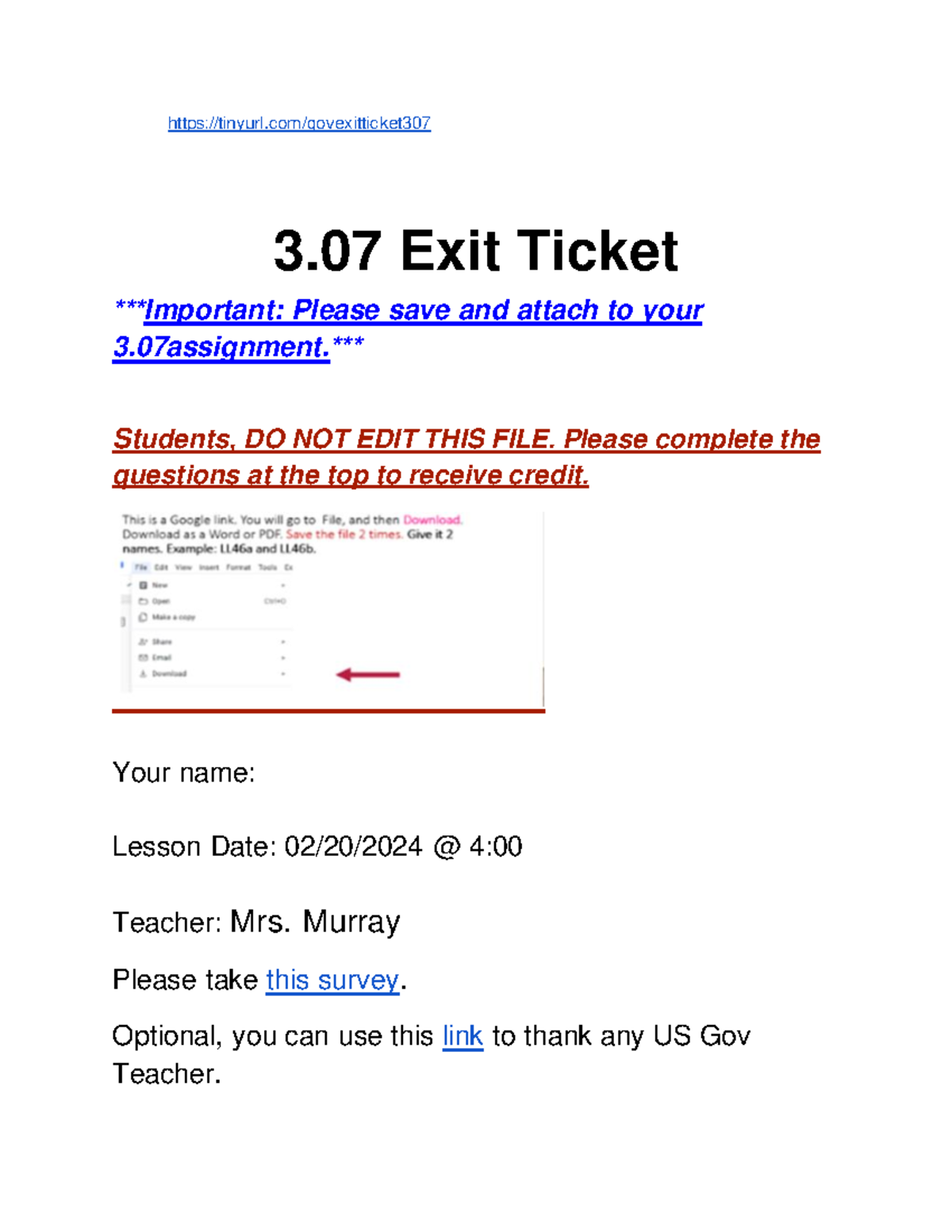 GOV 3.07 Exit Ticket: Media Bias Reflection & Analysis - Studocu