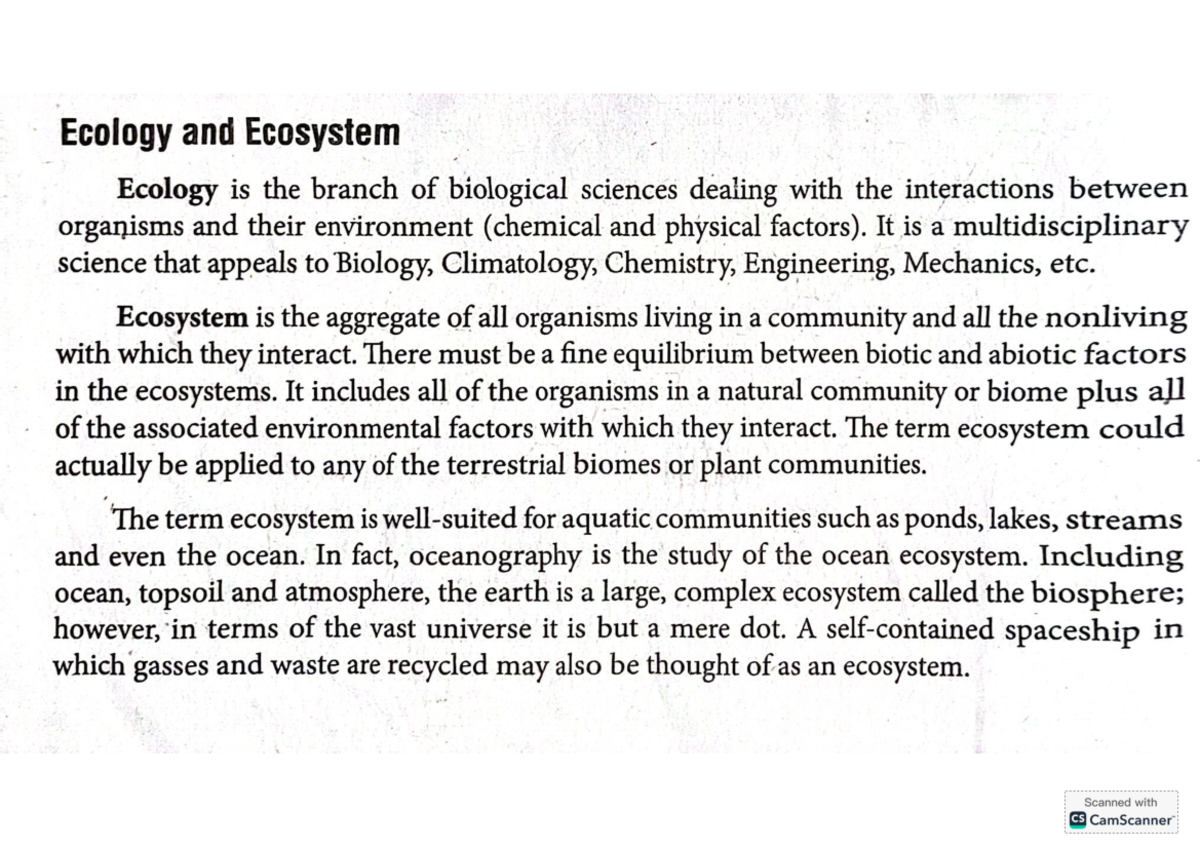 SS9 Final Exam: Understanding Ecology, Ecosystems, and Scientific ...