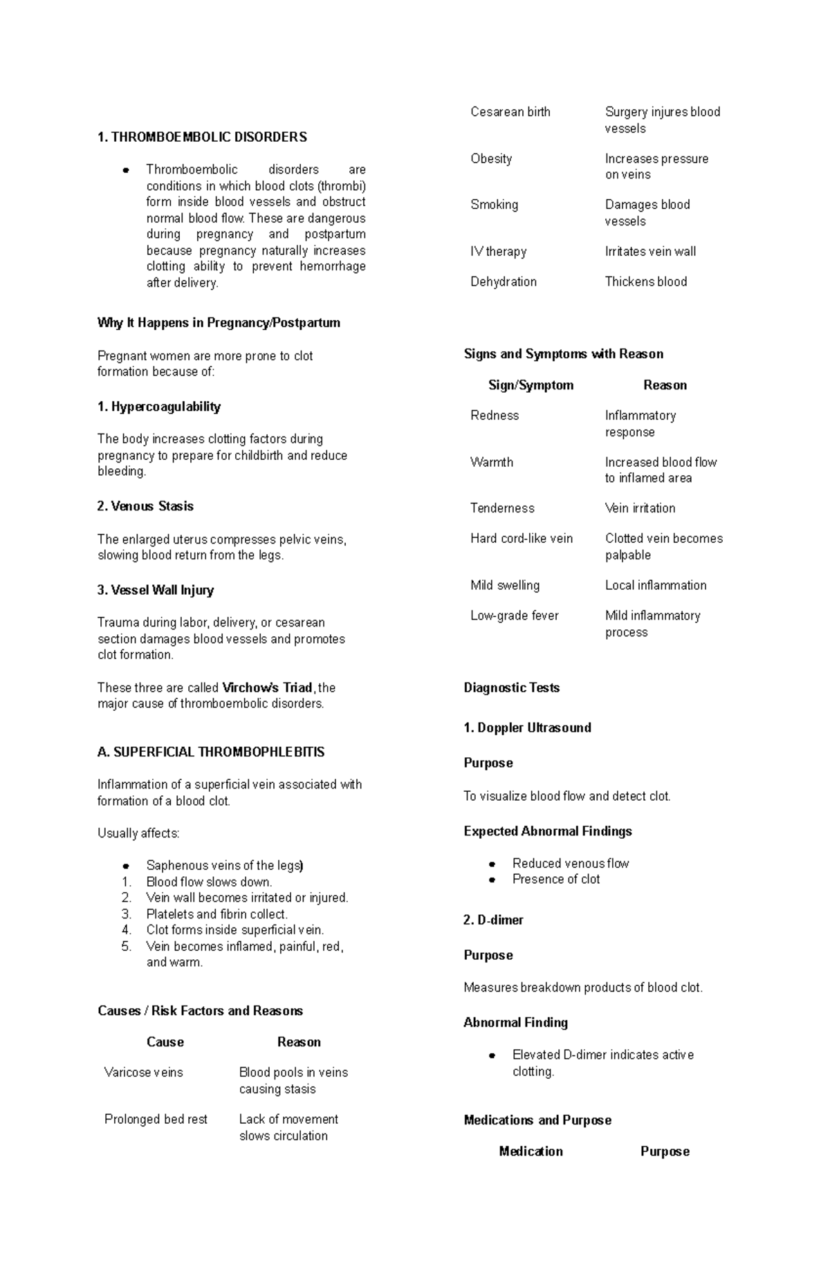 Maternal and Newborn Complications: Thromboembolic Disorders and More ...