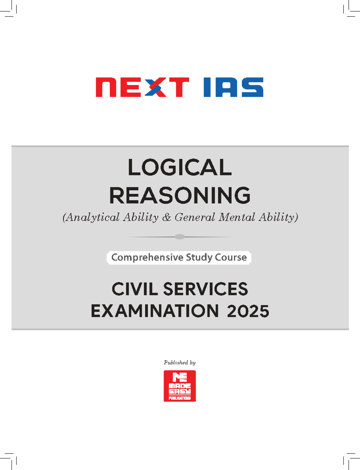 Logical Reasoning Comprehensive Study Notes for Civil Services Exam ...