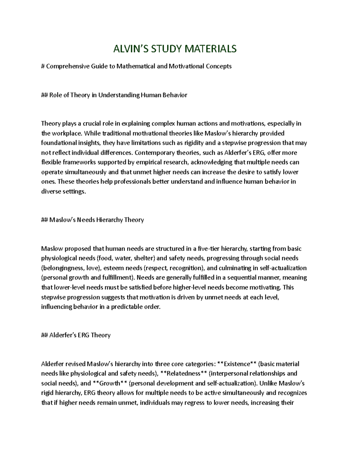 ACT 101: Comprehensive Summary of Actuarial Science Concepts - Studocu