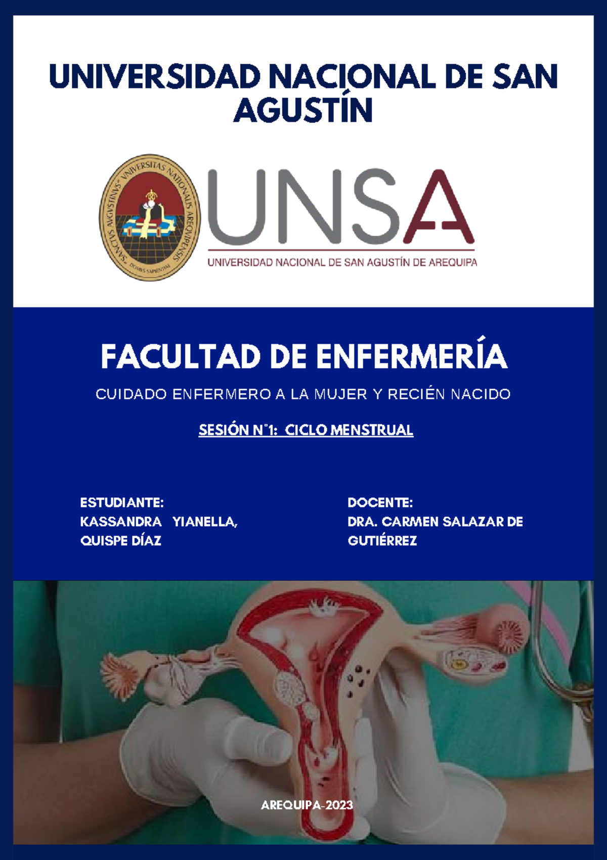 Cuidado de Enfermería en Oligomenorrea y Polimenorrea (1704295) - Studocu