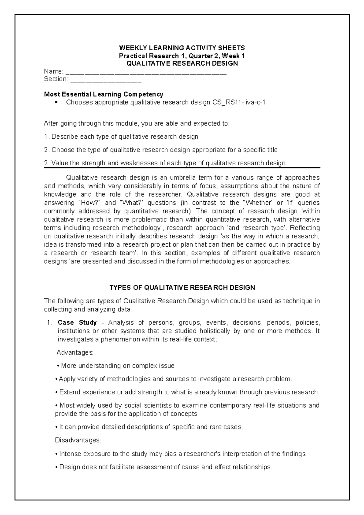 Practical-Research-1-Module-1-Final for student - 11 SENIOR HIGH SCHOOL ...