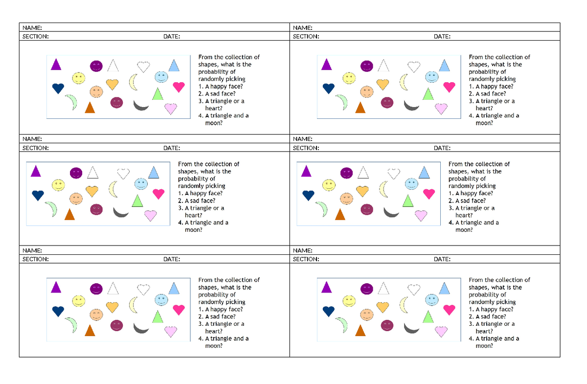 Seatwork-1 - practice drill in mathematics - Education - NAME: NAME ...