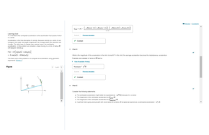 Mastering Physics Ch 05 HW - Normal Force and Centripetal Force Ranking Task - A roller-coaster ...