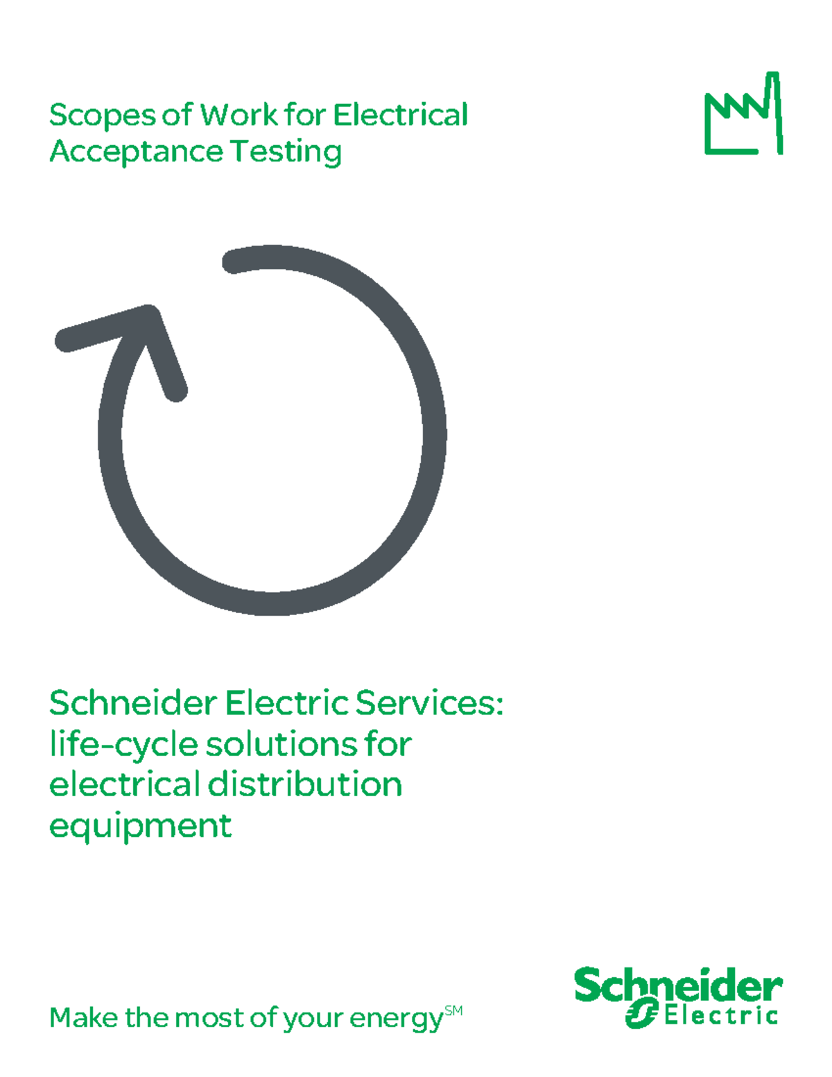 Apuntes digitial - Scopes of Work for Electrical Acceptance Testing ...