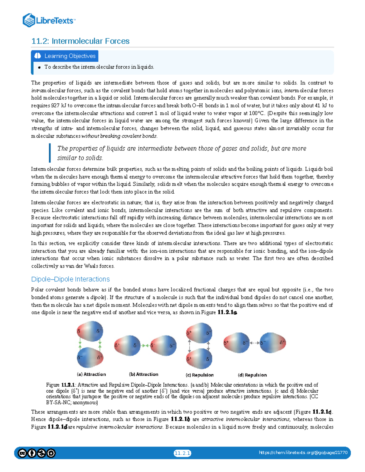 11.2: Intermolecular Forces and Their Impact on Boiling Points - Studocu