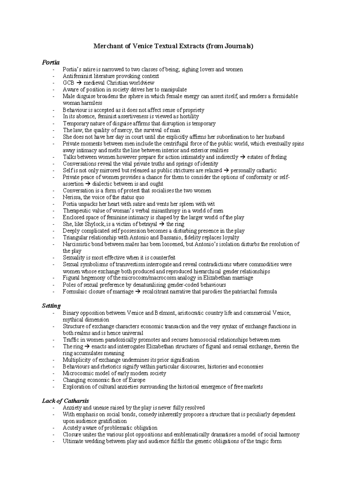 Merchant of Venice (MOV) Analysis: Portia's Role & Feminist Themes ...
