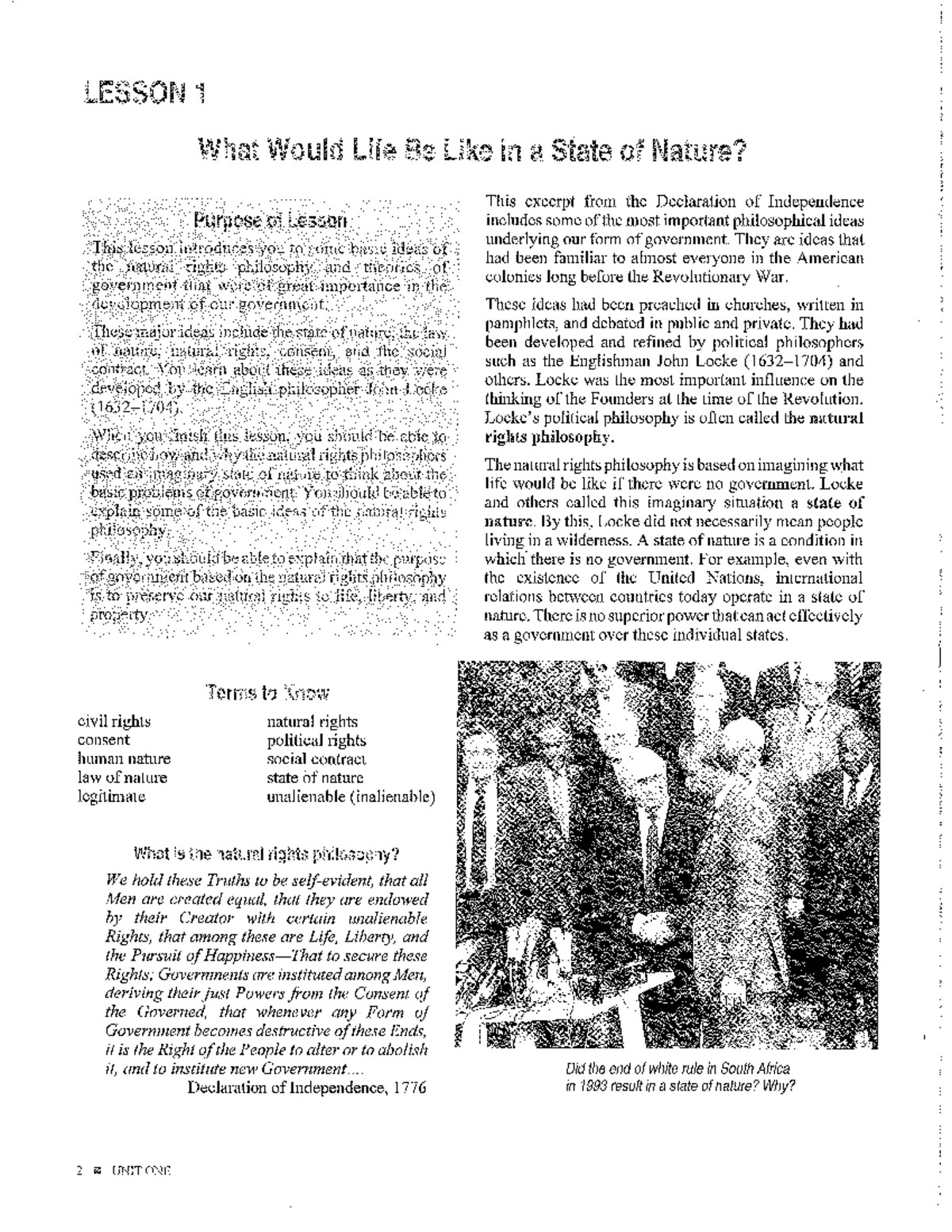 ABC 101 Midterm Study Guide: Natural Rights & State of Nature - Studocu