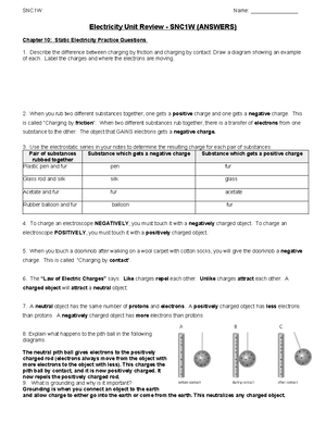 Science - Grade: 9 - High School - Canada - Studocu