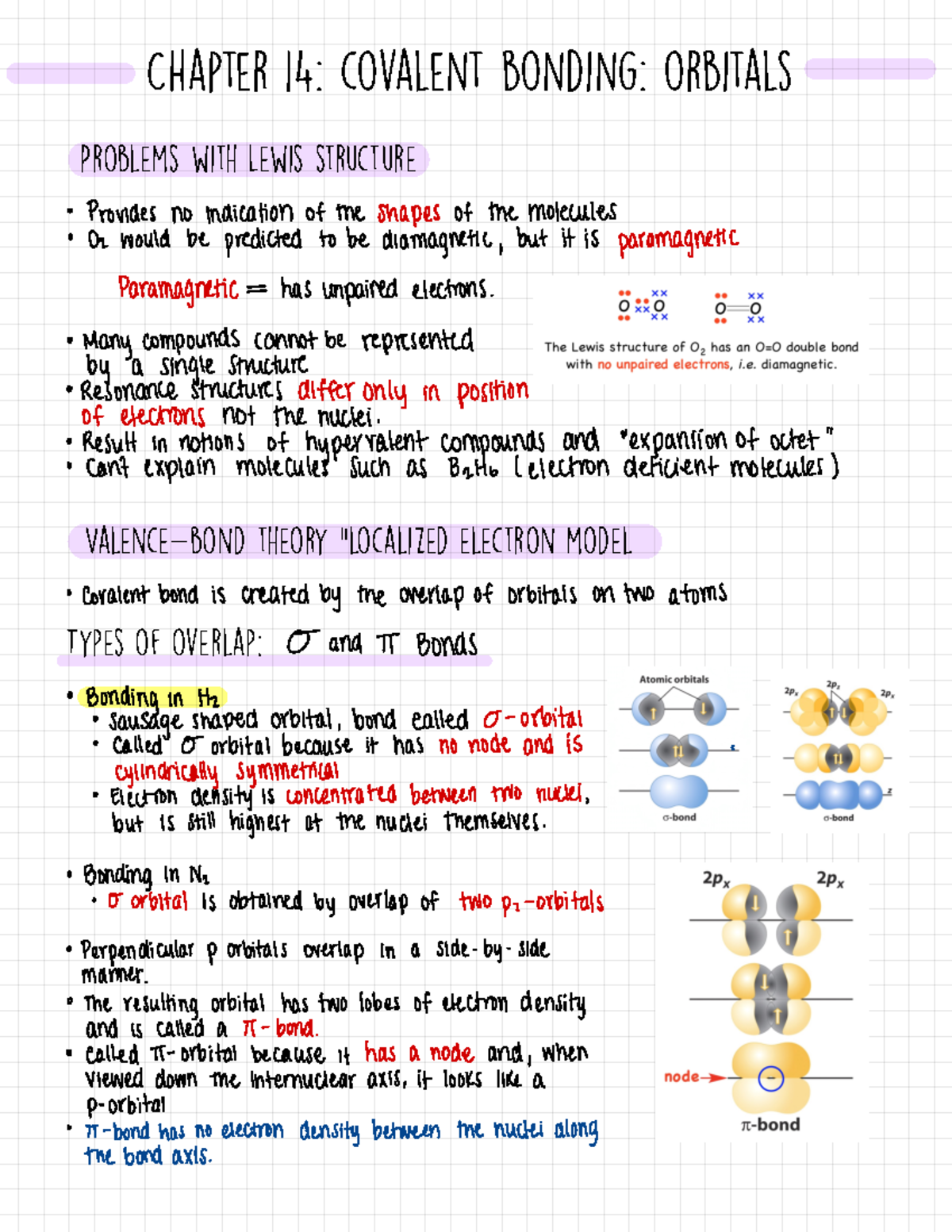 Chapter 14- Covalent Bonding- Orbitals - Chapter 14: covalent bonding ...